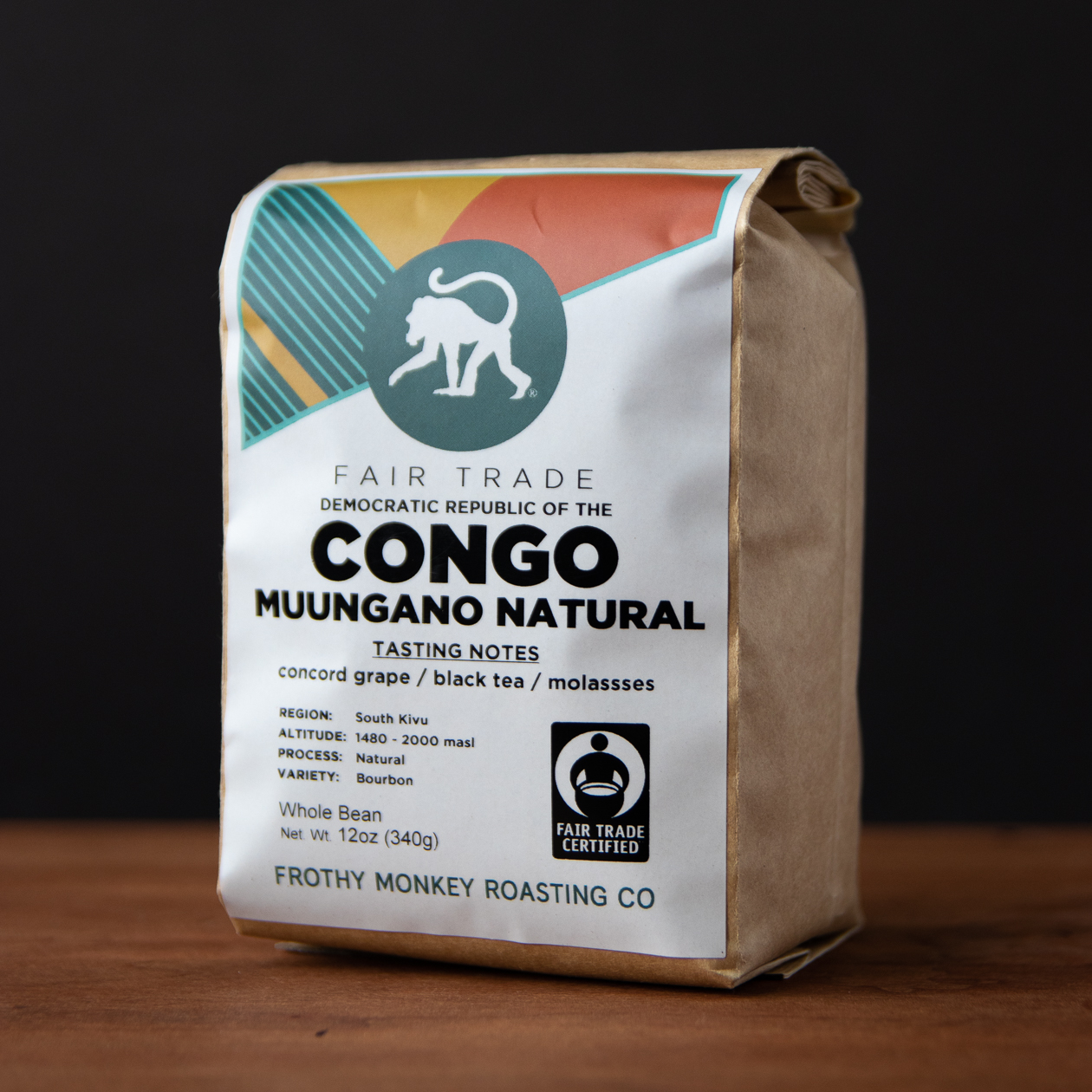 Congo Muungano Natural Fair Trade Coffee – Frothy Monkey
